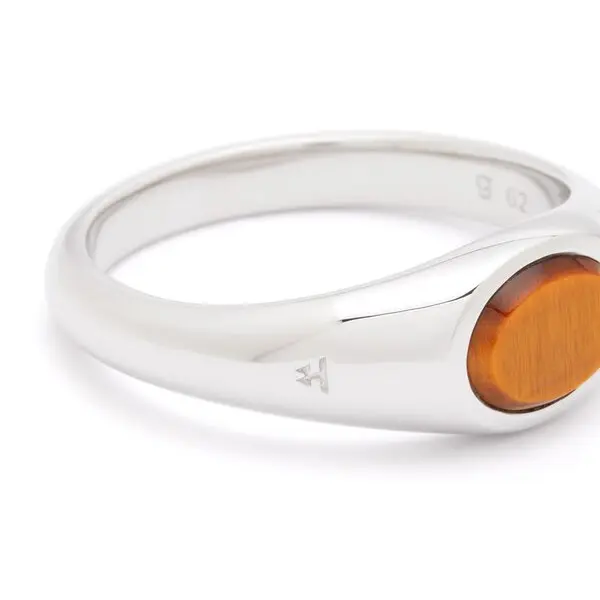 Tom Wood Joe Ring - Tiger Eye | Editorialist